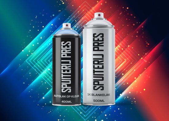 Spuitbus Autoverf + 1K Blankelak - 2 stuks - 900ml - SUBARU - UAT ...