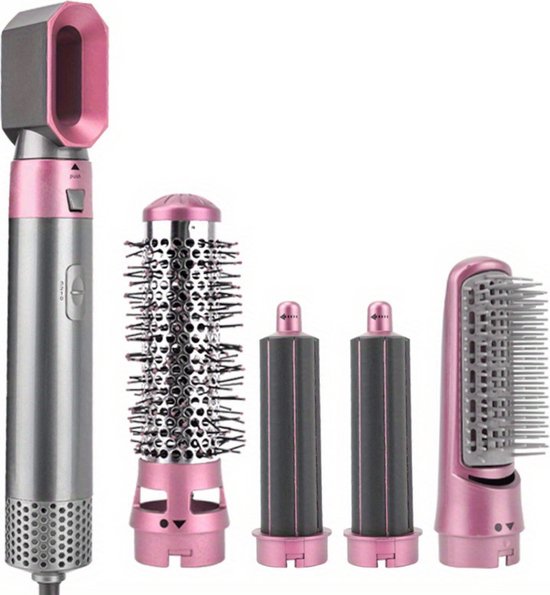 Arvona 5 in 1 Krultang - Krulborstel - Golvenkrultang - Fohnborstel ...