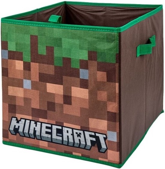 Minecraft Opbergdoos/box - Faces - 33 x 33 x 37 CM | bol