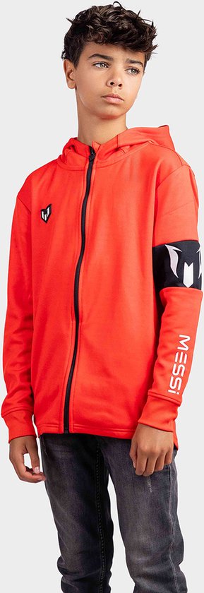 Vingino x Messi Rosario Vest Kids Rood - Maat: 128 | bol