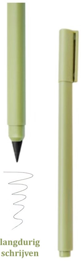 Ainy - Duurzaam oneindig potlood - 3 slijpvrije HB potloden die je etui ...