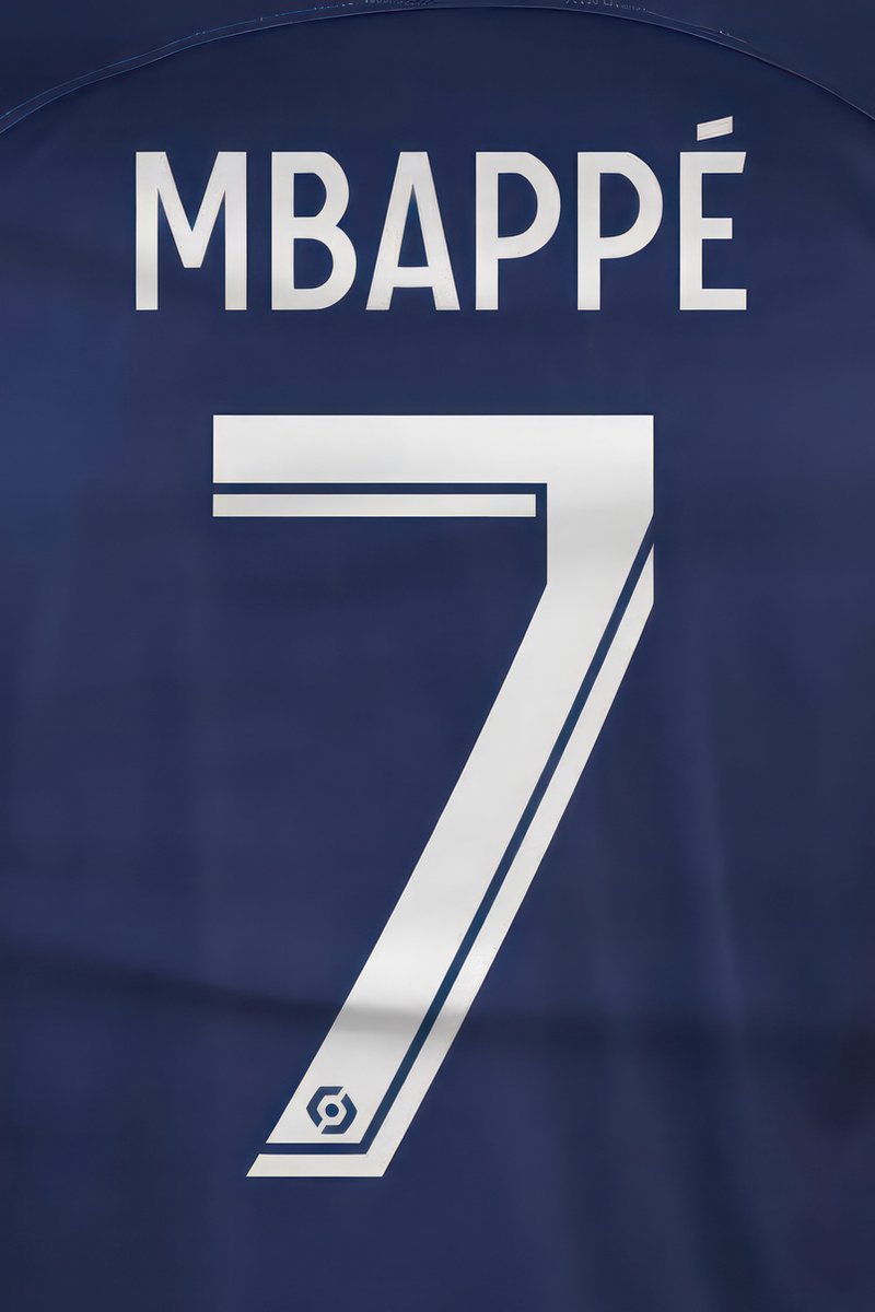 Kylian Mbappe Rugnummer Poster | Mbappe Poster | Voetbalposter ...