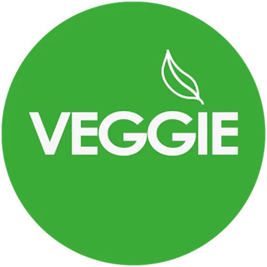 250x Vegan Veggie Voedseletiketten | Stickers op Rol | HACCP | Extra ...