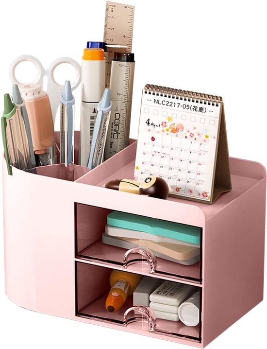 Desk organizer, pink-2, Simplification | bol