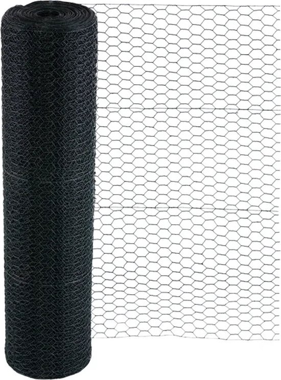 Kippengaas 25mm 1,20mm 100cm x 10m Groen | bol