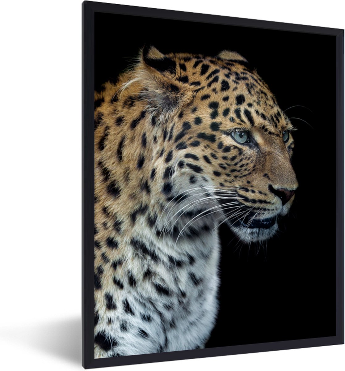 Fotolijst incl. Poster - Panthere portrait version 2.0 - 60x80 cm ...