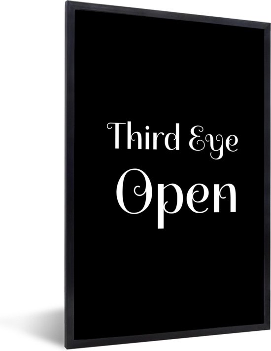 Fotolijst incl. Poster - Spreuk - Daily life quote - Ogen - Quote ...