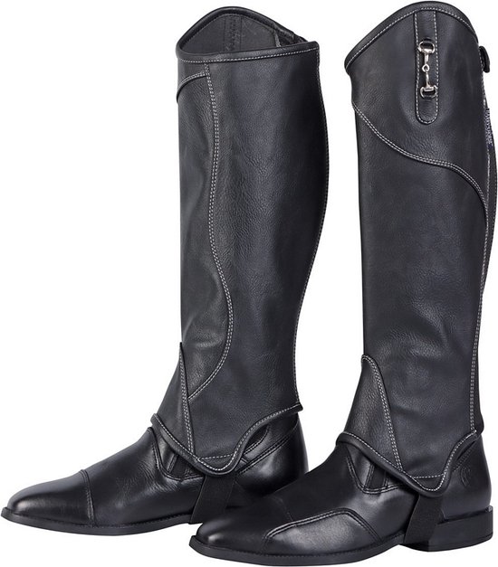 Harry's Horse Minichaps Bit Short and Wide - maat S - black | bol.com