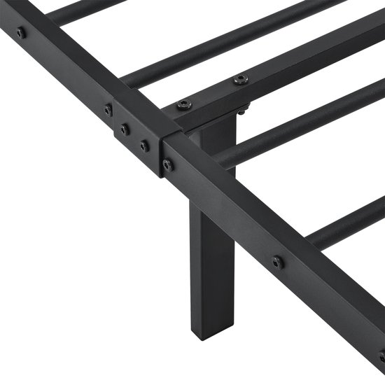 Metalen bedframe Tristao - incl. bedframe Bedbodem - 120x200 cm - Zwart ...