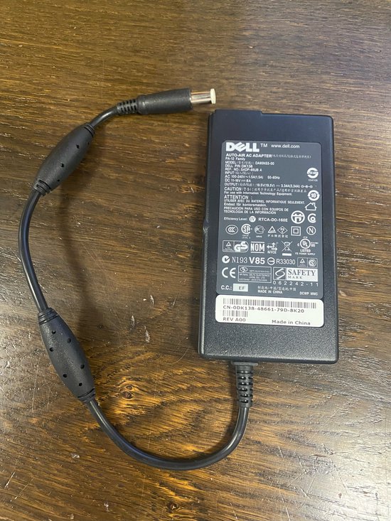 Dell Auto-Air AC Adapter 65Watt 19.5Volt - DK138 / compatibel met For ...