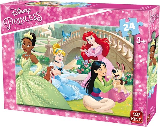 Disney Princess puzzel 24 stukjes - Disney prinsessen bij brug | bol