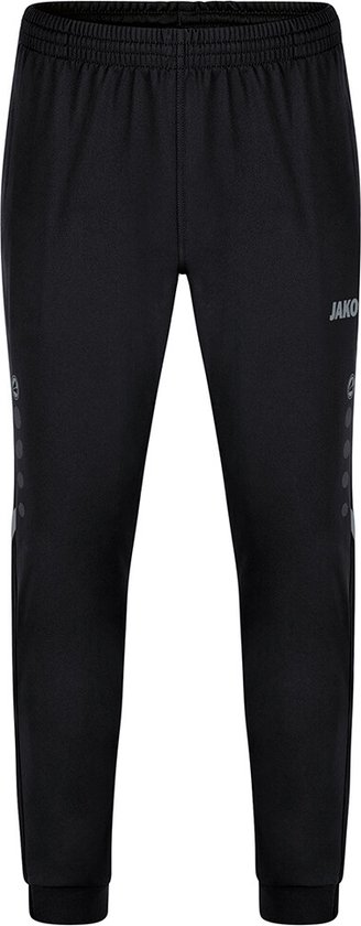 Jako - Polyester Pants Challenge Kids - Zwart-grijze Trainingsbroek-116 | bol