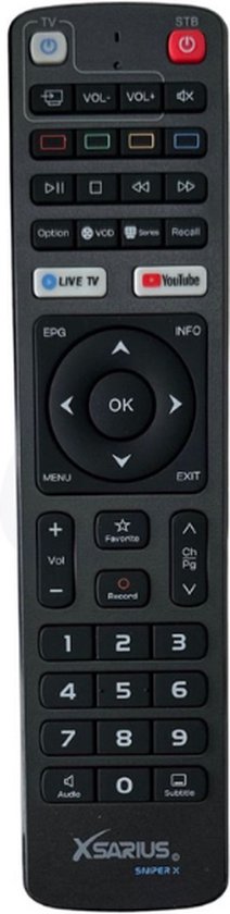 Xsarius Originele Afstandsbediening Sniper HD (+) | Sniper X | Sniper V ...