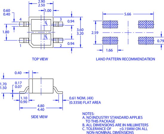 QRE1113GR - Mini-reflecterende voorwerpsensor SMD/SMT | bol