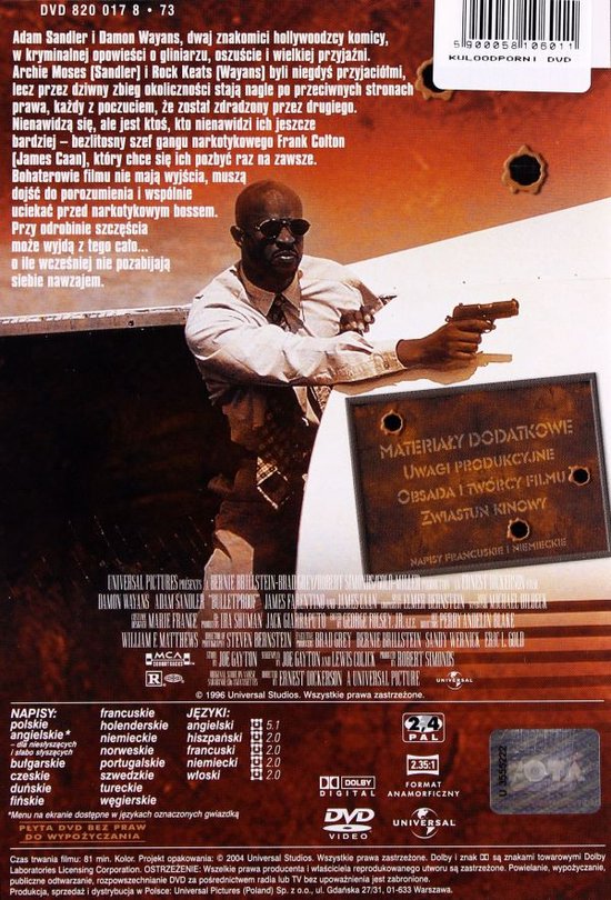 Bulletproof [DVD] (Dvd), Adam Sandler | Dvd's | bol