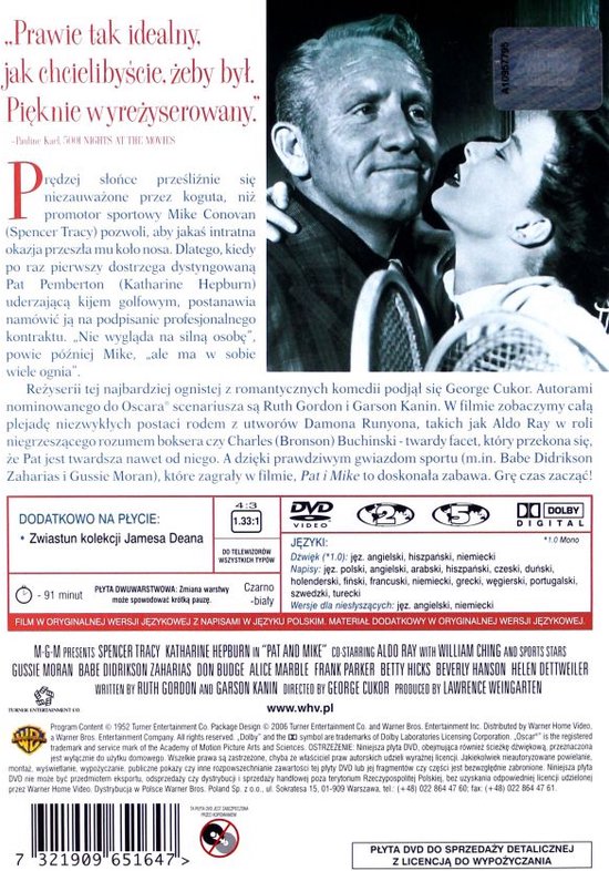 Pat en Mike [DVD] (Dvd), Bill Cartledge | Dvd's | bol