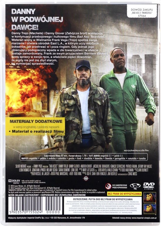 Bad Ass 2: Bad Asses [DVD] (Dvd), Danny Glover | Dvd's | bol