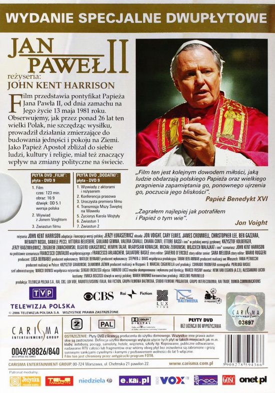 Pope John Paul II [2DVD] (Dvd), Jon Voight | Dvd's | bol