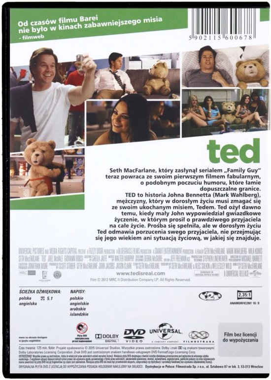 Ted / Ted 2 [BOX] [2DVD] (Dvd), Oliver Bodart | Dvd's | bol