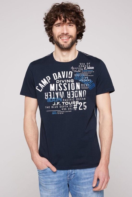 Stijlvol met dit CAMP DAVID duik-geïnspireerde T-shirt | bol
