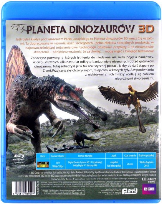 Planet Dinosaur [Blu-Ray 3D], John Hurt | Dvd's | bol