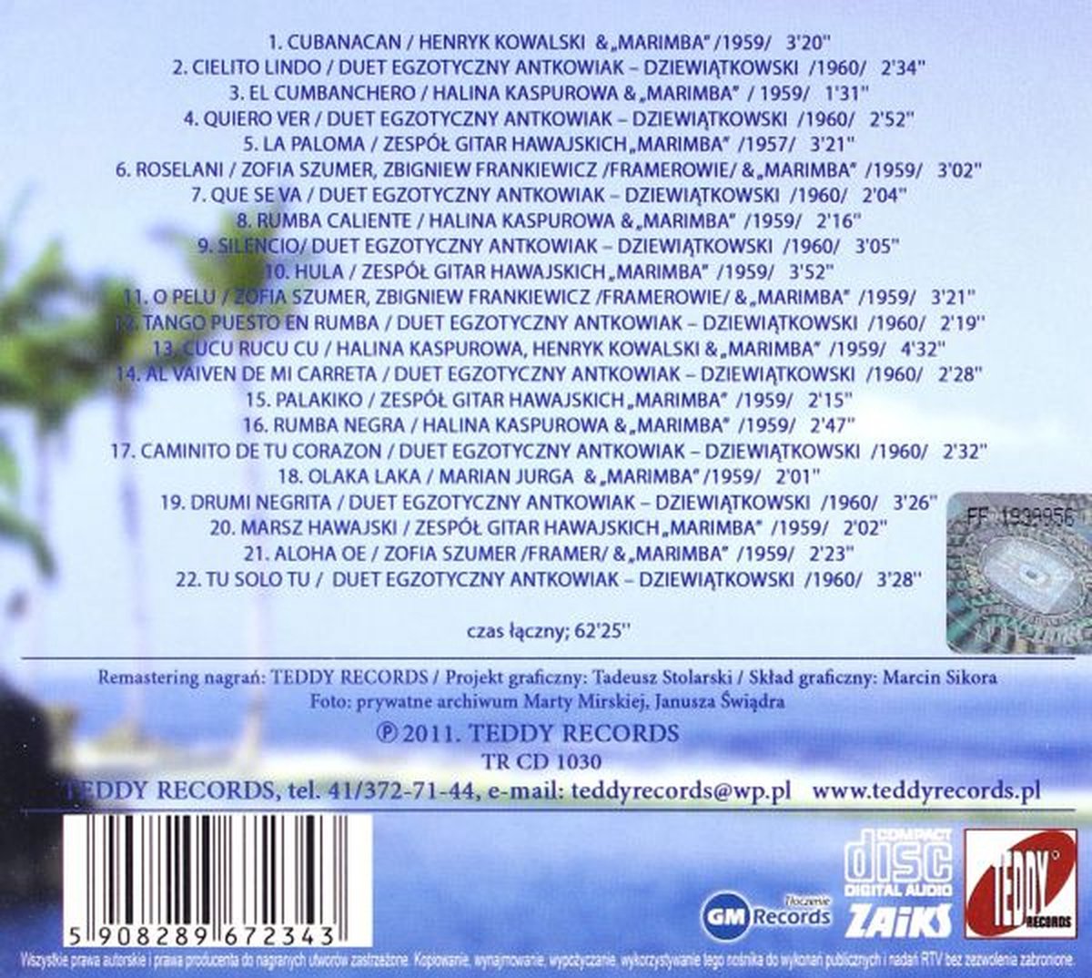 Piosenki mórz południowych:Gomułkowska egzotyka (digipack) [CD], Orkiestra Dni Naszych... | bol