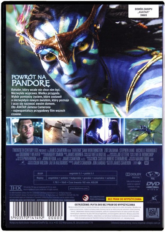 Avatar [DVD] (Dvd), Hamish Denston | Dvd's | bol