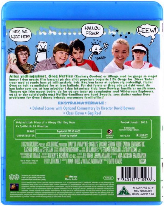 Het leven van een loser: Een hondenleven [Blu-Ray] (Blu-ray), Zachary ...