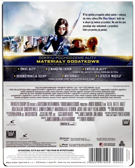 Alita: Battle Angel [Blu-Ray 3D]+[Blu-Ray], Rhonda Burnette | Dvd's | bol
