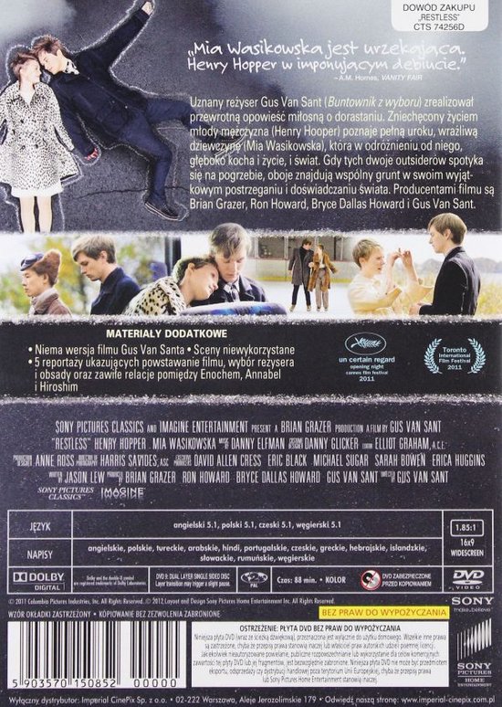 Restless [DVD] (Dvd), Lusia Strus | Dvd's | bol