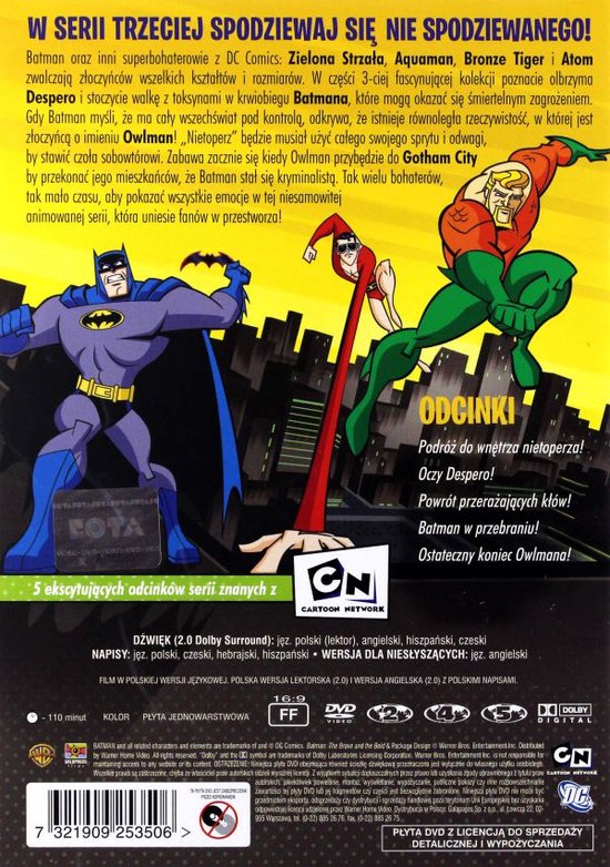 Batman: The Brave and the Bold [DVD] (Dvd), James Arnold Taylor | Dvd's ...