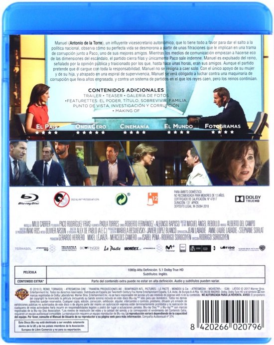 El reino [Blu-Ray] (Blu-ray), Josep Maria Pou | Dvd's | bol