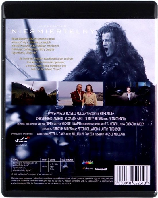 Highlander [Blu-Ray 4K], Roxanne Hart | Dvd's | bol