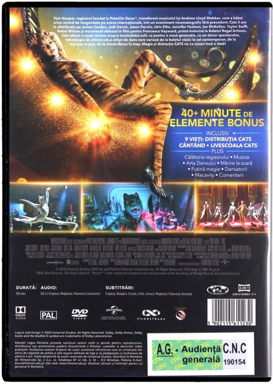 Cats [DVD] (Dvd), Rebel Wilson | Dvd's | bol