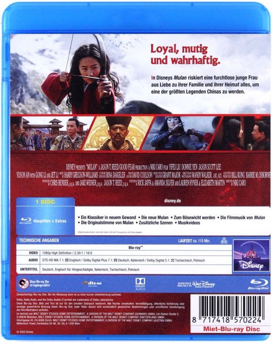 Mulan [Blu-Ray] (Blu-ray), Onbekend | Dvd's | bol