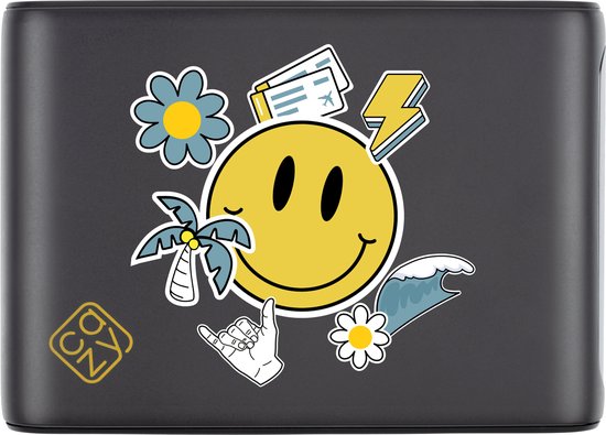 Cazy USB-C PD Powerbank 20.000mAh - Design - Stickers - USB-C poort ...