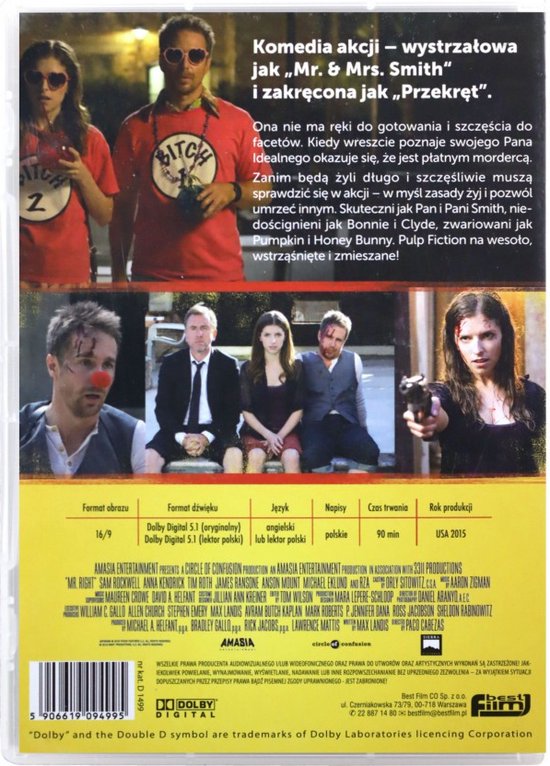 Mr. Right [DVD] (Dvd), Anna Kendrick | Dvd's | bol