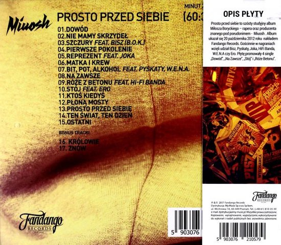 Miuosh: Prosto przed siebie [CD], Miuosh | Muziek | bol