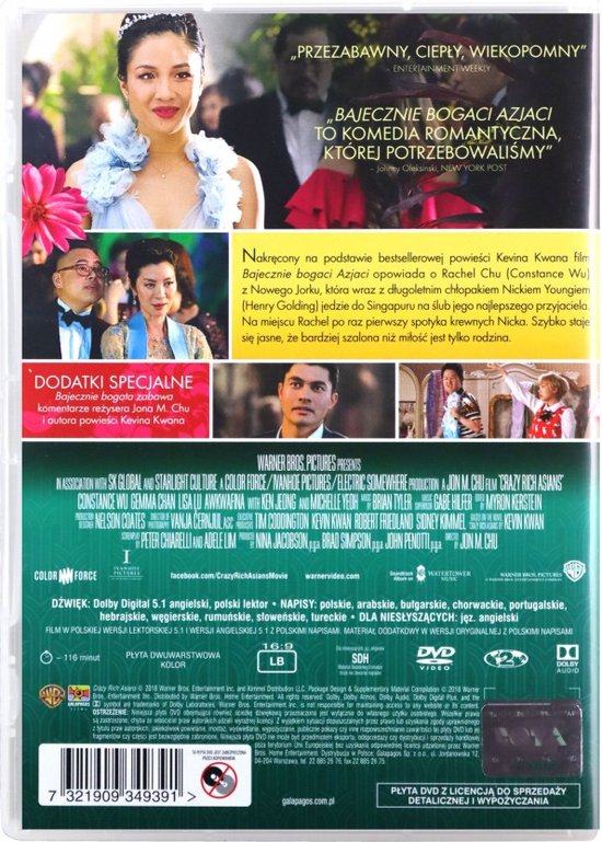 Crazy Rich Asians [DVD] (Dvd), Gemma Chan | Dvd's | bol