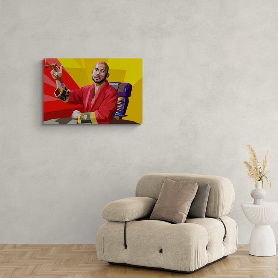 Andrew Tate Poster | Andrew Tate Pop Art | Top G Poster | Tate met ...