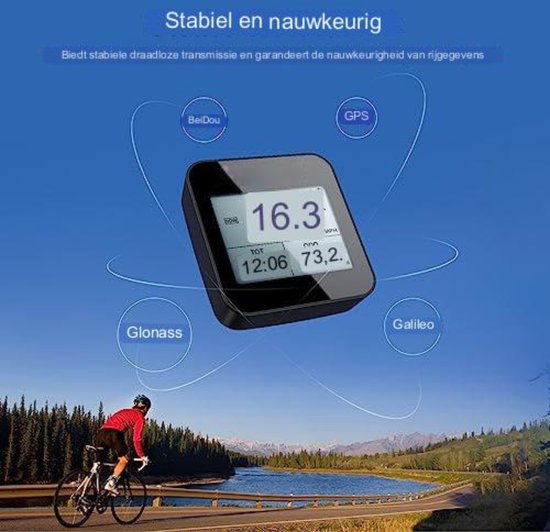 Kilometerteller Fiets - Fietscomputer Draadloos - Snelheidsmeter Fiets ...