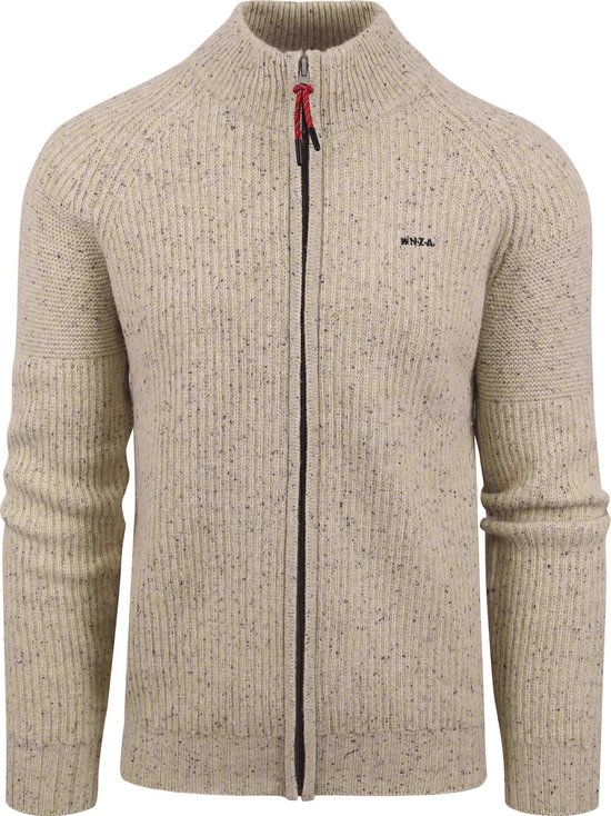 NZA Ngauruhoe Vest Wol Ecru - Maat XXL - Heren | bol