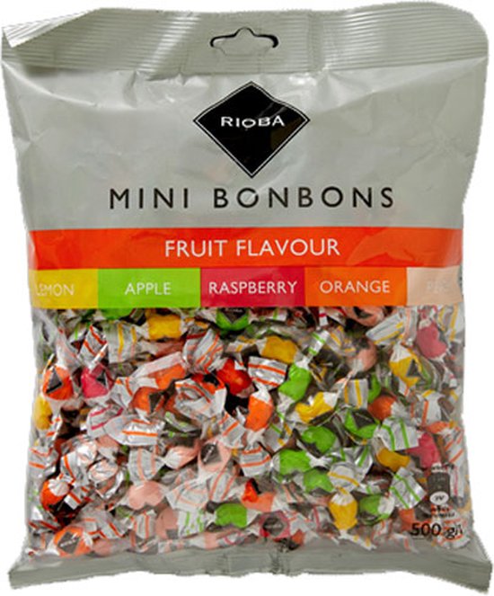 RIOBA Mini bonbons fruit flavours 500 gram | bol