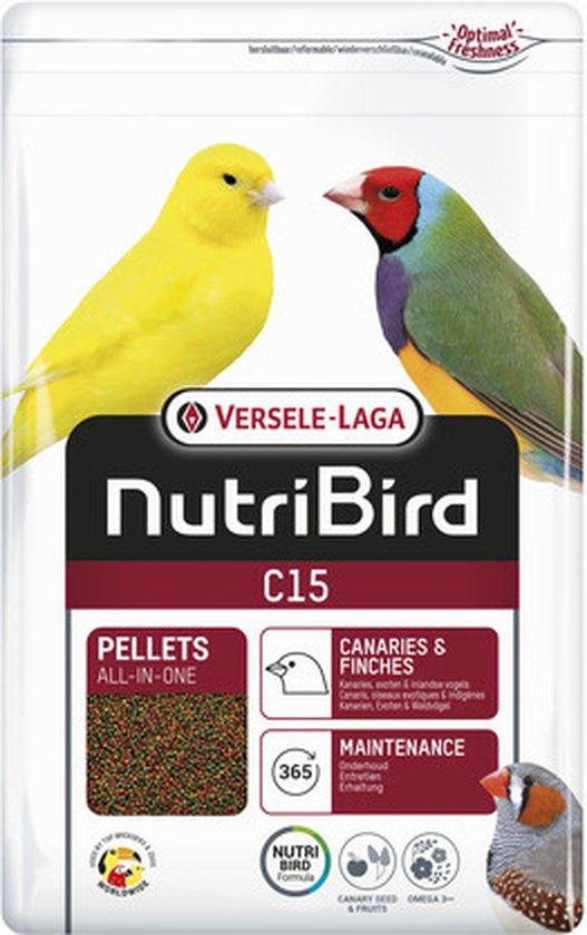 Nutribird C15 - Nutribird C15 3 kilo - Nutribird - Vogelvoer - Pellets ...