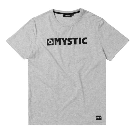 Mystic Brand Tee - 2023 - Light Grey Melee - XXL | bol.com