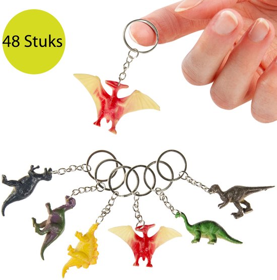 LG 48x Sleutelhanger Dinosaurus - Dino - Uitdeelcadeaus - traktatie ...