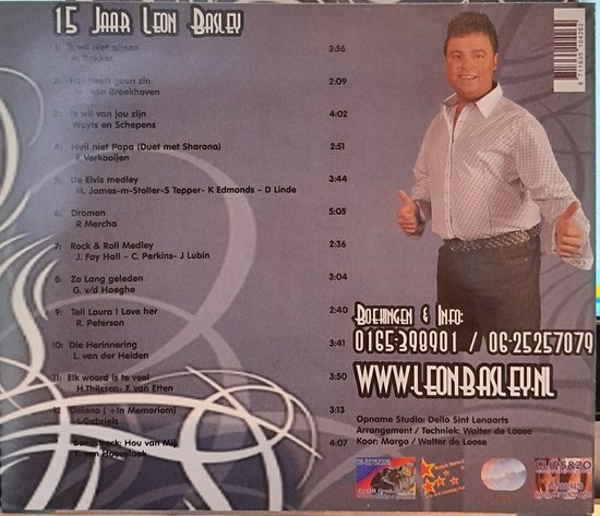 Leon Basley - 15 Jaar - Cd Album, Leon Basley | Muziek | bol