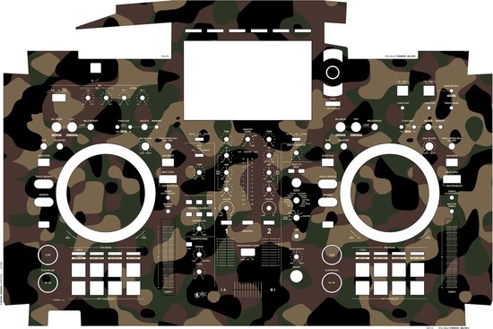 dj-skins Pioneer DJ - XDJ-RX3 Skin - Camo Woodland - DJ-skin | bol