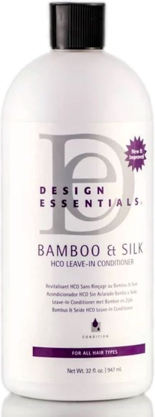 Design Essentials Bamboo Silk HCO Leave-in Conditioner - 32oz | bol