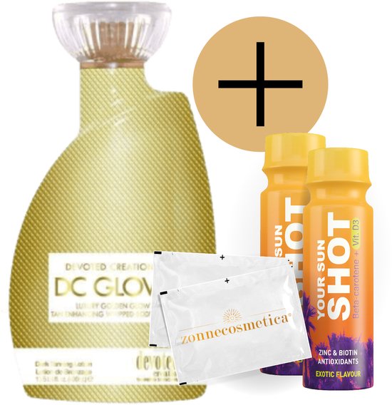 Devoted Creations - DC Glow + 2 Your Sun Shots + 2 Verfrissingsdoekjes ...